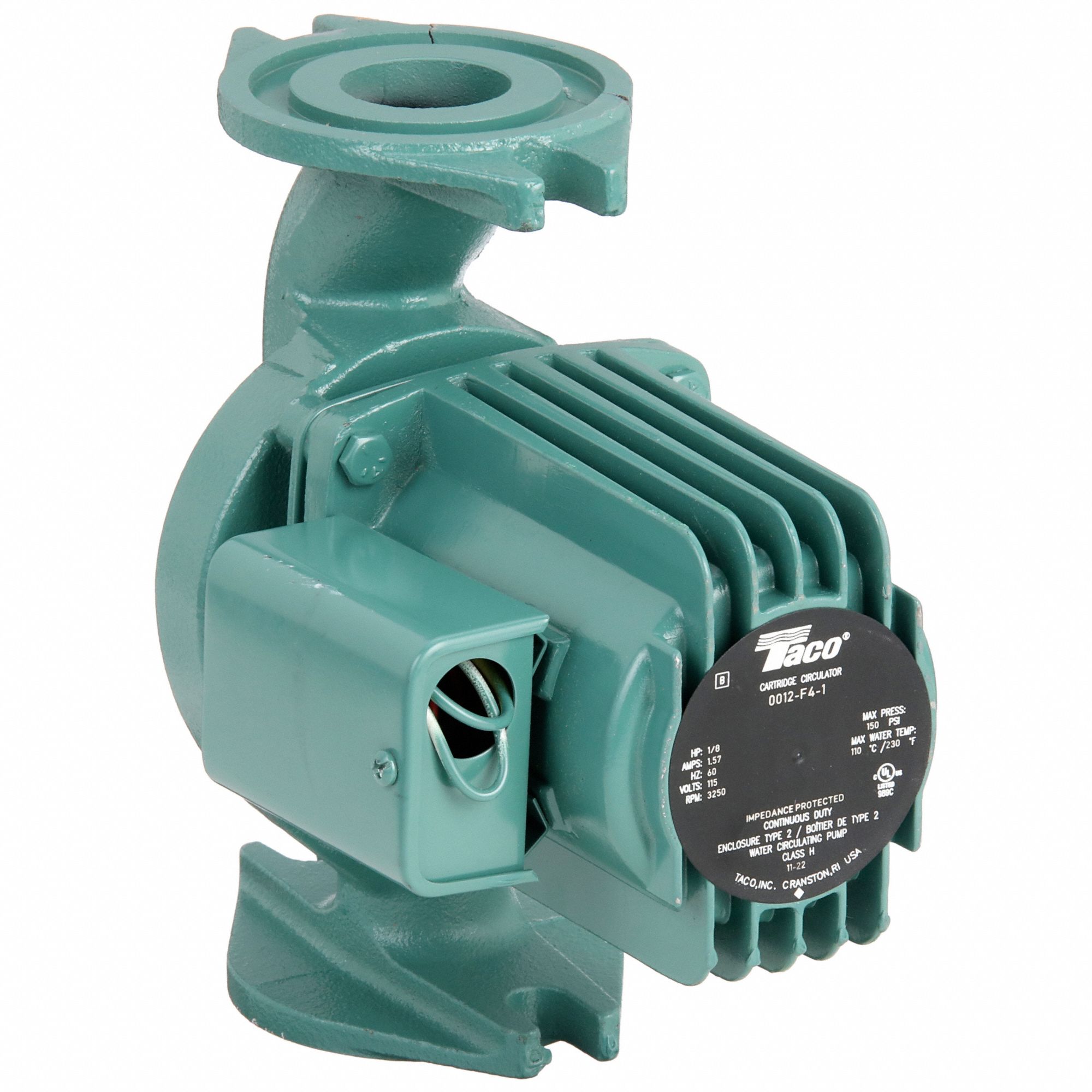 1/8 hp HP, 115V AC, Hydronic Circulating Pump - 4PC80|0012-F4-1 - Grainger