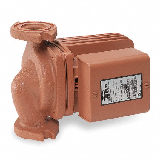 TACO Hot Water Circulator Pump - 4PC81|0013-BF3-1 - Grainger