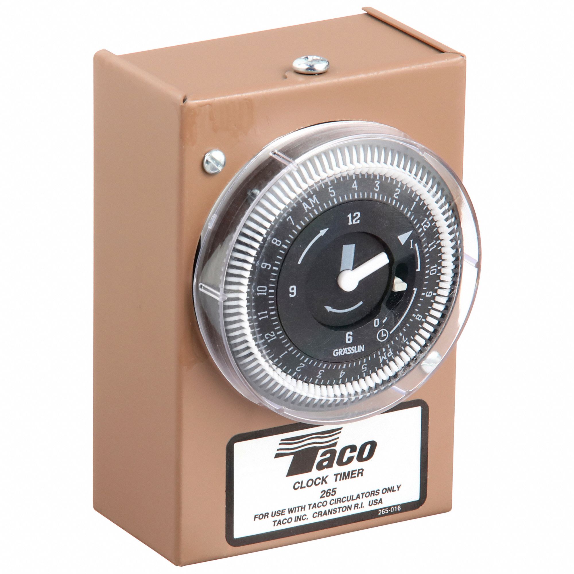 TACO, 115V AC, 1 day Programmability Span, Timer - 4PC95|265-1 - Grainger