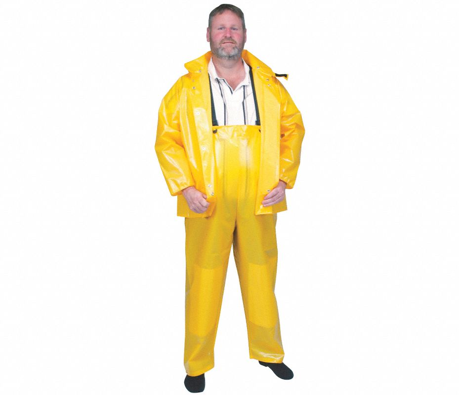 CONDOR Overol de Peto para Lluvia Amarillo Poliuretano Hombre M ...