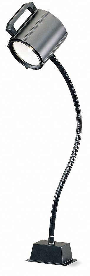 ELECTRIX Gooseneck Task Light, Halogen, 27 in Arm Length, 950 Lumens ...