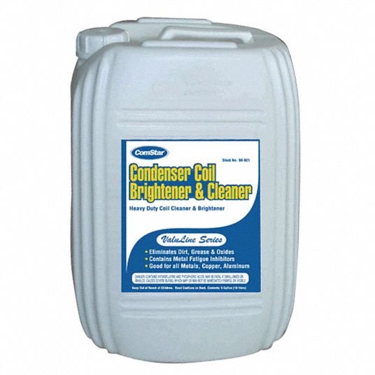 COMSTAR, 5 gal, Pink, Coil Cleaner - 4PDA4|4PDA4 - Grainger