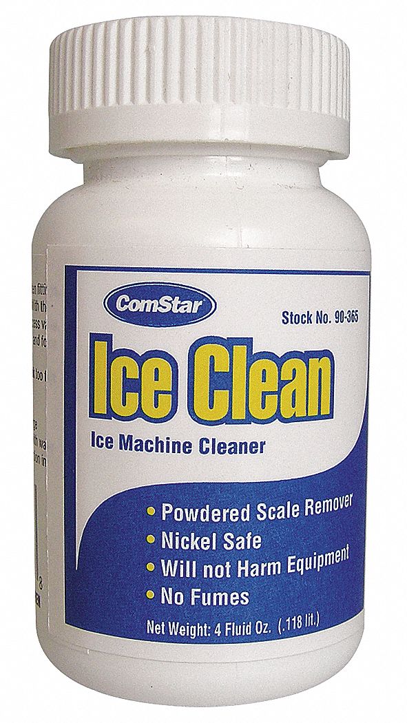 Ice Machine Cleaner, 4 Oz, White Color, 1 EA - Grainger