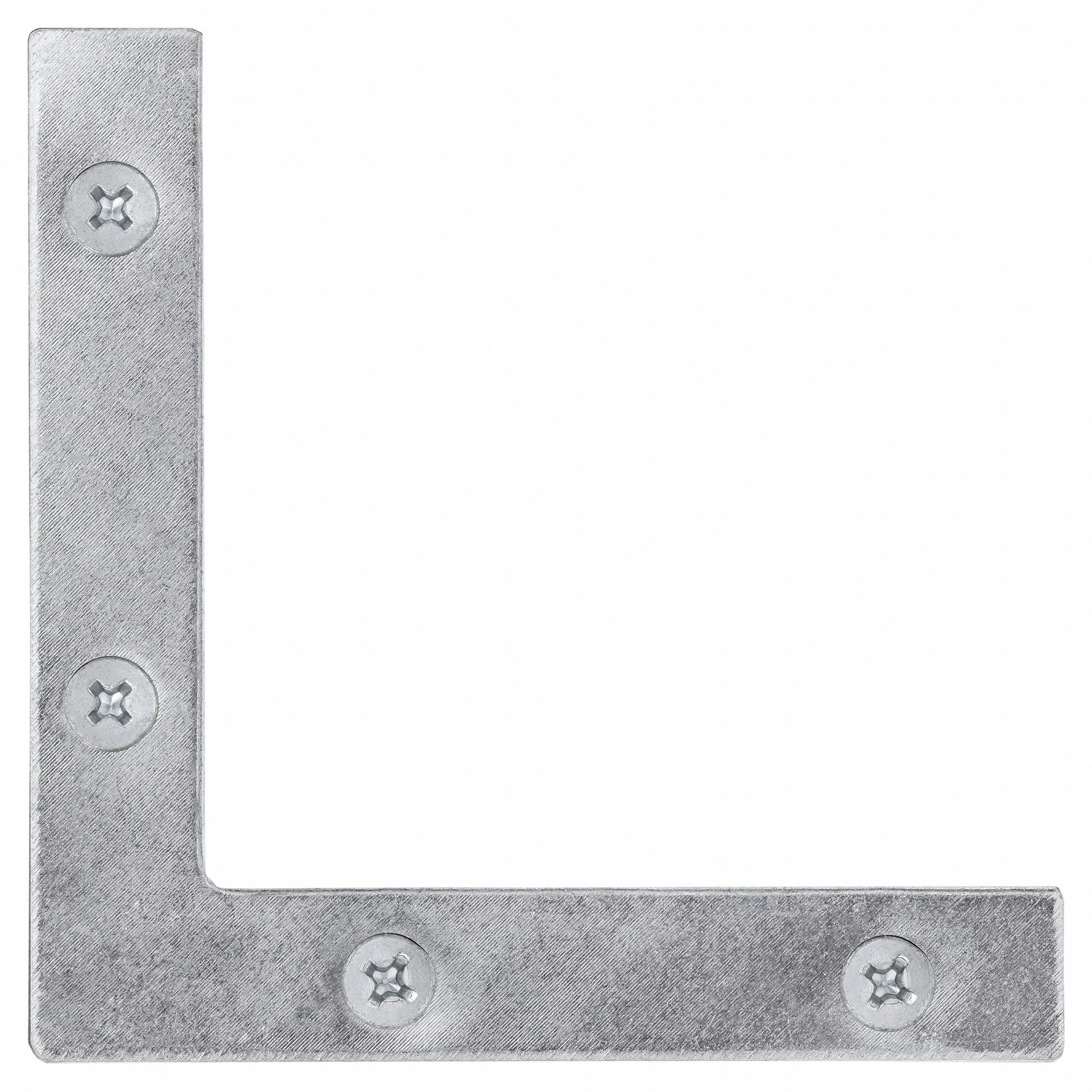 Steel, 1/16 in Ht, Flat Corner Brace - 4PE74|4PE74 - Grainger