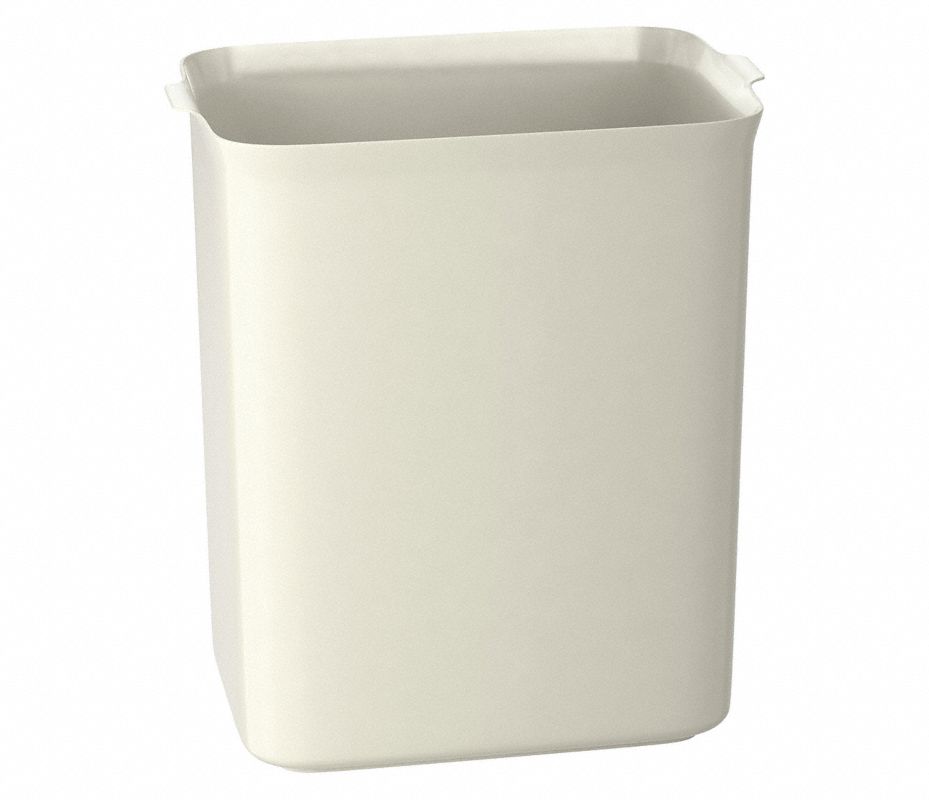 APPROVED VENDOR Bote de Basura Resistente al Fuego, Rectangular, 10 gal ...