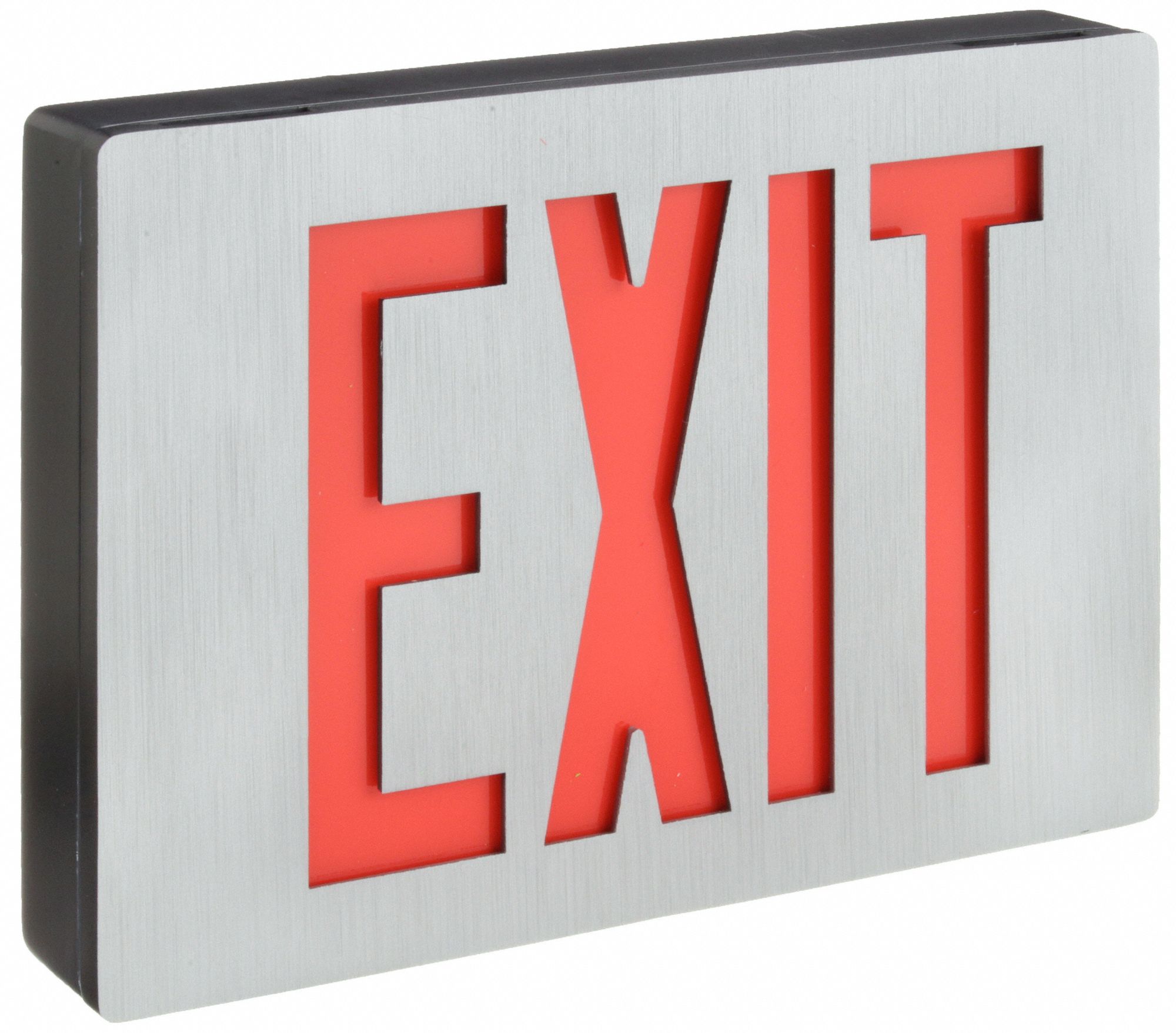 LED, Black, Exit Sign - 4PH24|LE S 1 R - Grainger