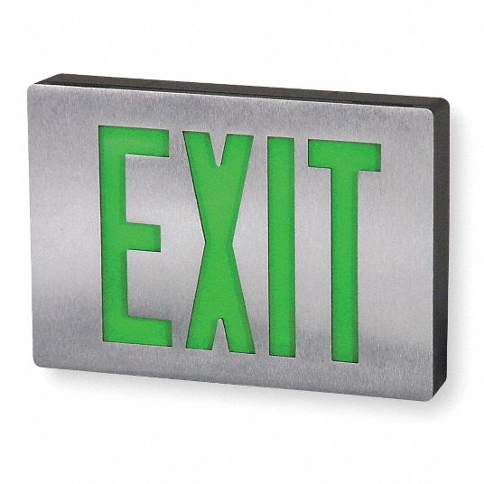 Exit Sign with Battery Backup - Grainger