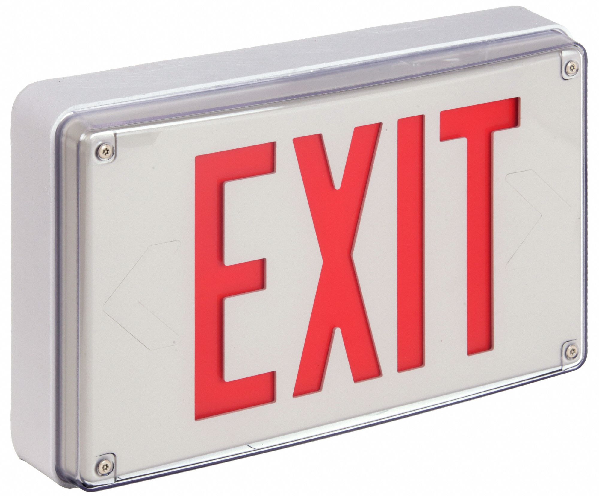 Red, 1 Faces, Exit Sign - 4PH57|LV S W 1 R 120/277 - Grainger