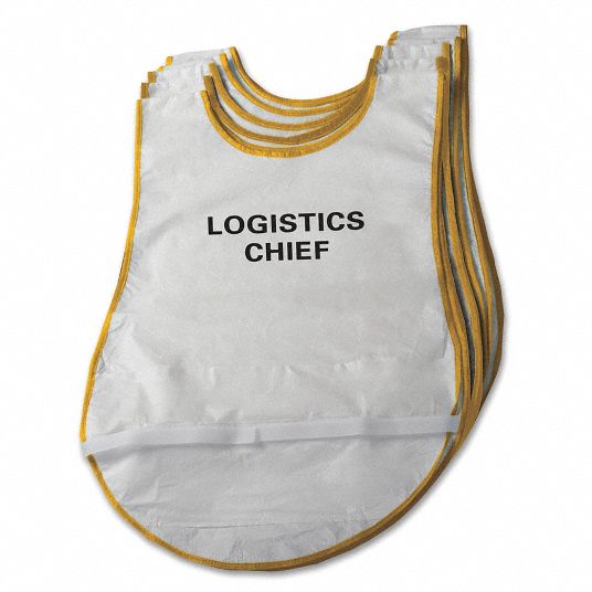 DQE, White, Polypropylene, Logistics Section Vest - 4PHV8|IC1140 - Grainger