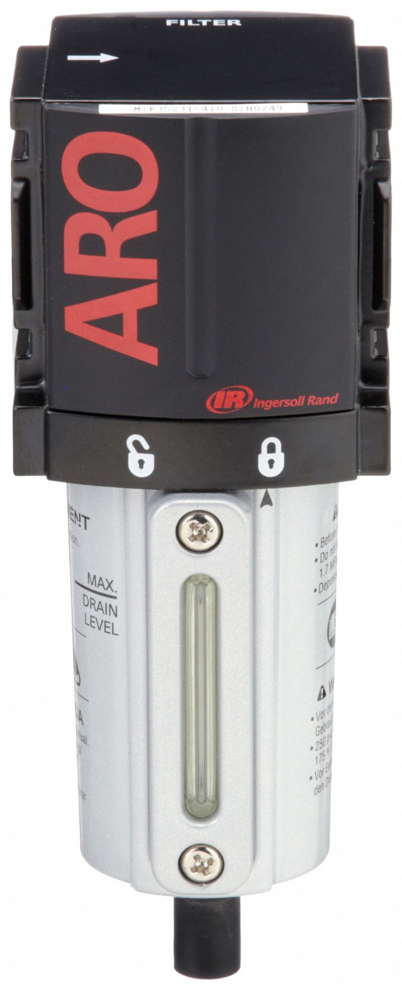 ARO, Particulate, 3/8 in NPT, Compressed Air Filter - 4PJE4|F35231-410 ...