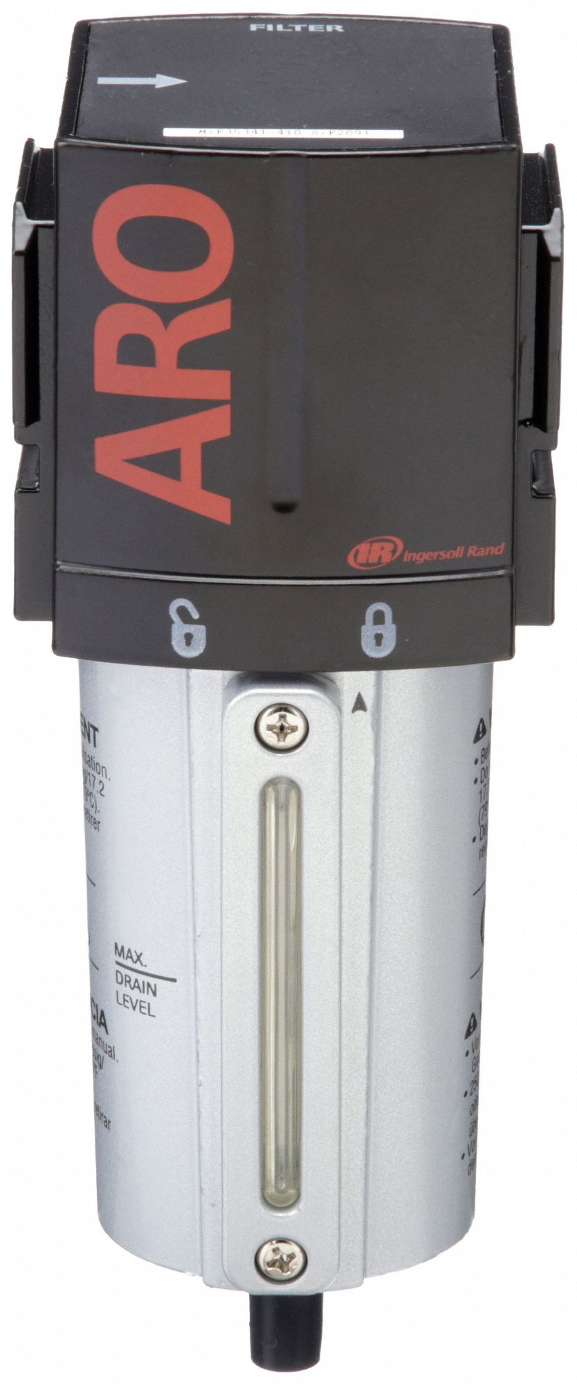 ARO, Particulate, 1/2 in NPT, Compressed Air Filter - 4PJE6|F35341-410 ...