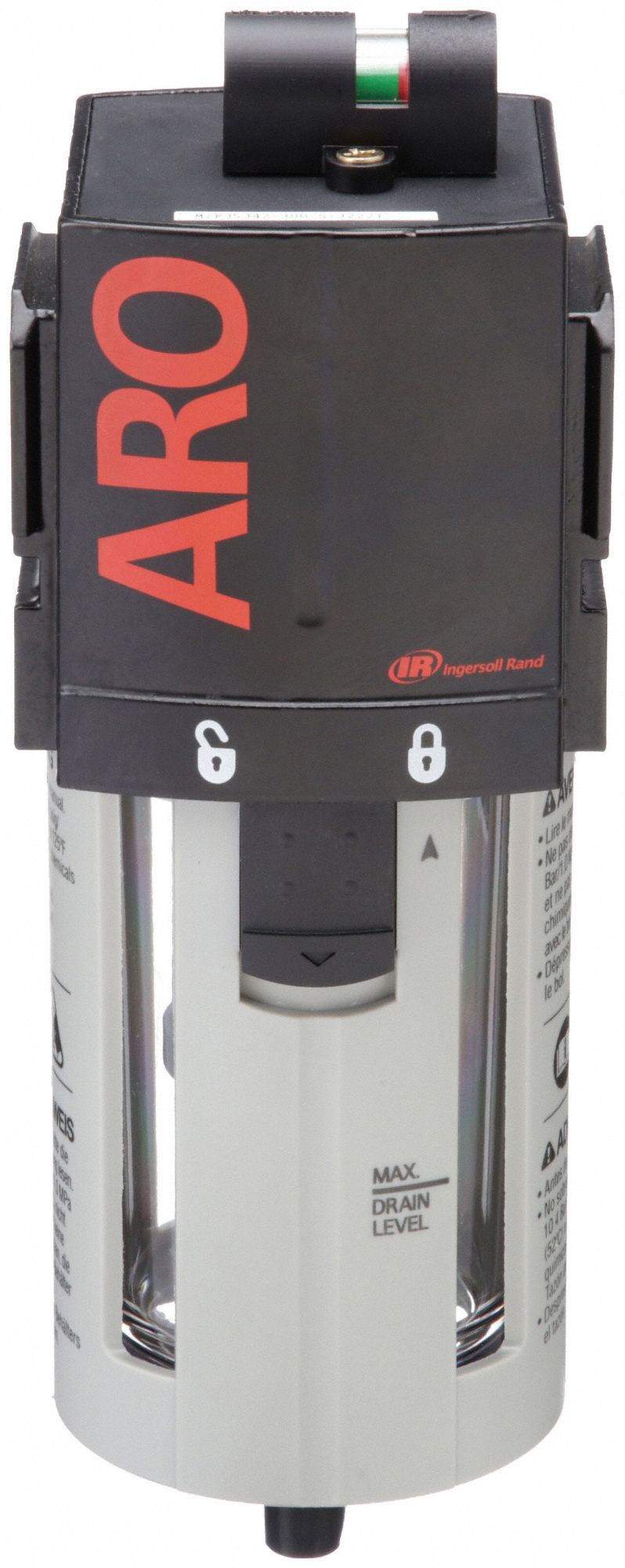 ARO, Coalescing, 1/2 in NPT, Pneumatic Oil Filter - 4PJF5|F35342-300 ...