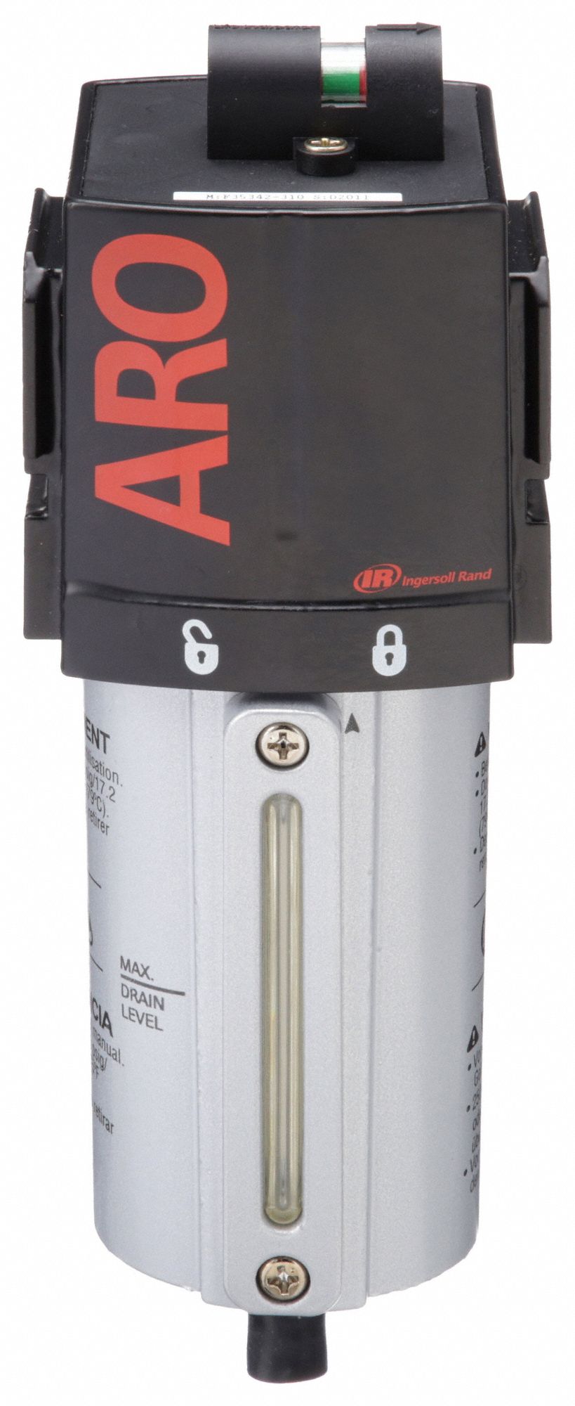 ARO, Coalescing, 1/2 in NPT, Pneumatic Oil Filter - 4PJG1|F35342-310 ...