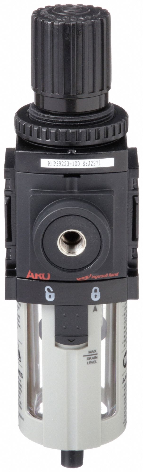 ARO, 1500 Series, 1/4 in NPT, Filter-Regulator - 4PJK1|P39223-100 ...