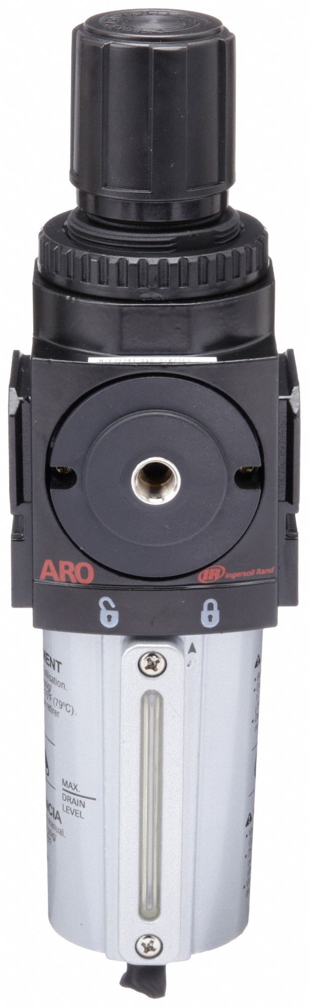 ARO, 2000 Series, 1/2 in NPT, Filter-Regulator - 4PJL1|P39343-110 ...