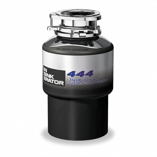 IN-SINK-ERATOR Waste Disposer, 3/4 HP, 115V Voltage - 4PL43|444 - Grainger