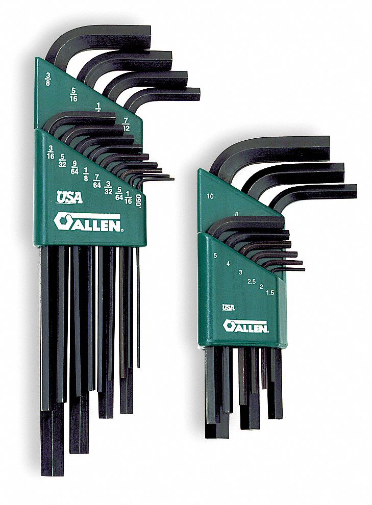 Hex Key Set, Number of Pieces 22 - Grainger