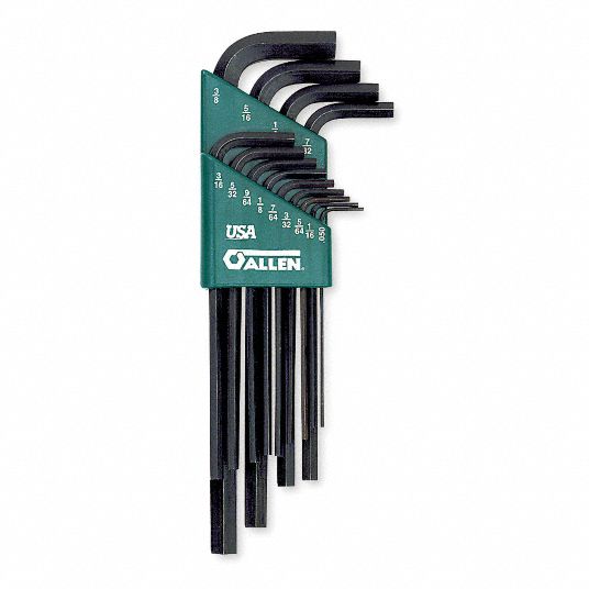Hex Key Set, Number of Pieces 13 - Grainger
