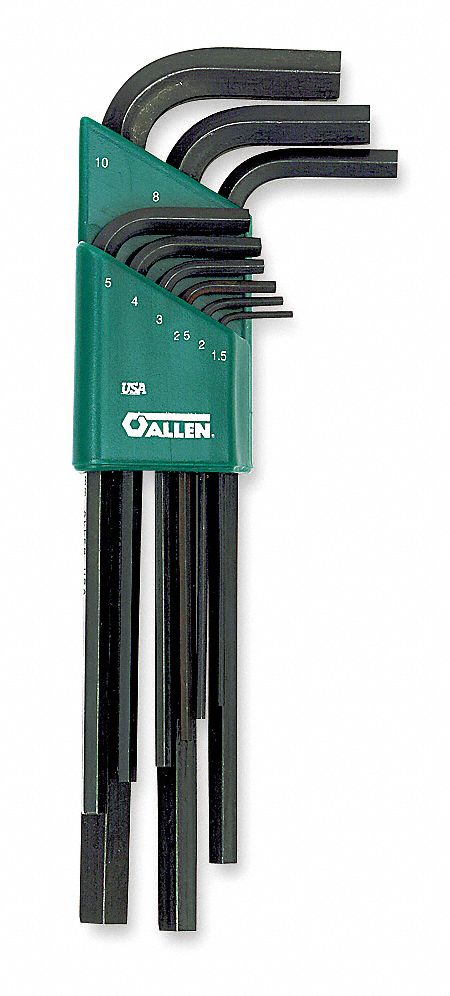 Hex Key Set, Number of Pieces 9 - Grainger