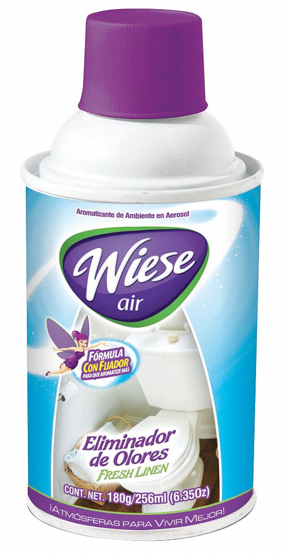 WIESE Aromatizante en Aerosol marca WIESE , Tamaño 6.2 oz. , Fragancia Elimina Olores ...