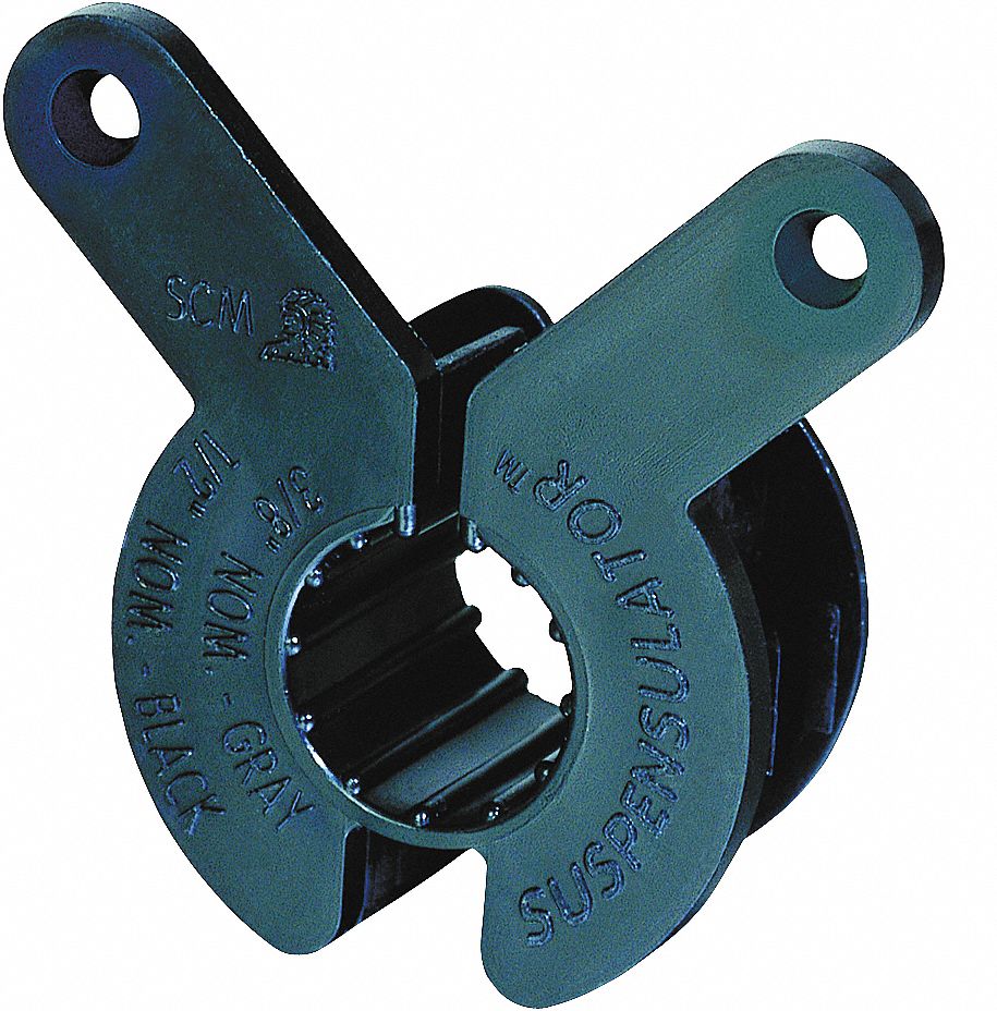 1/2 in High-Density Polyethylene Tube Suspension Clamp and Insulator ...