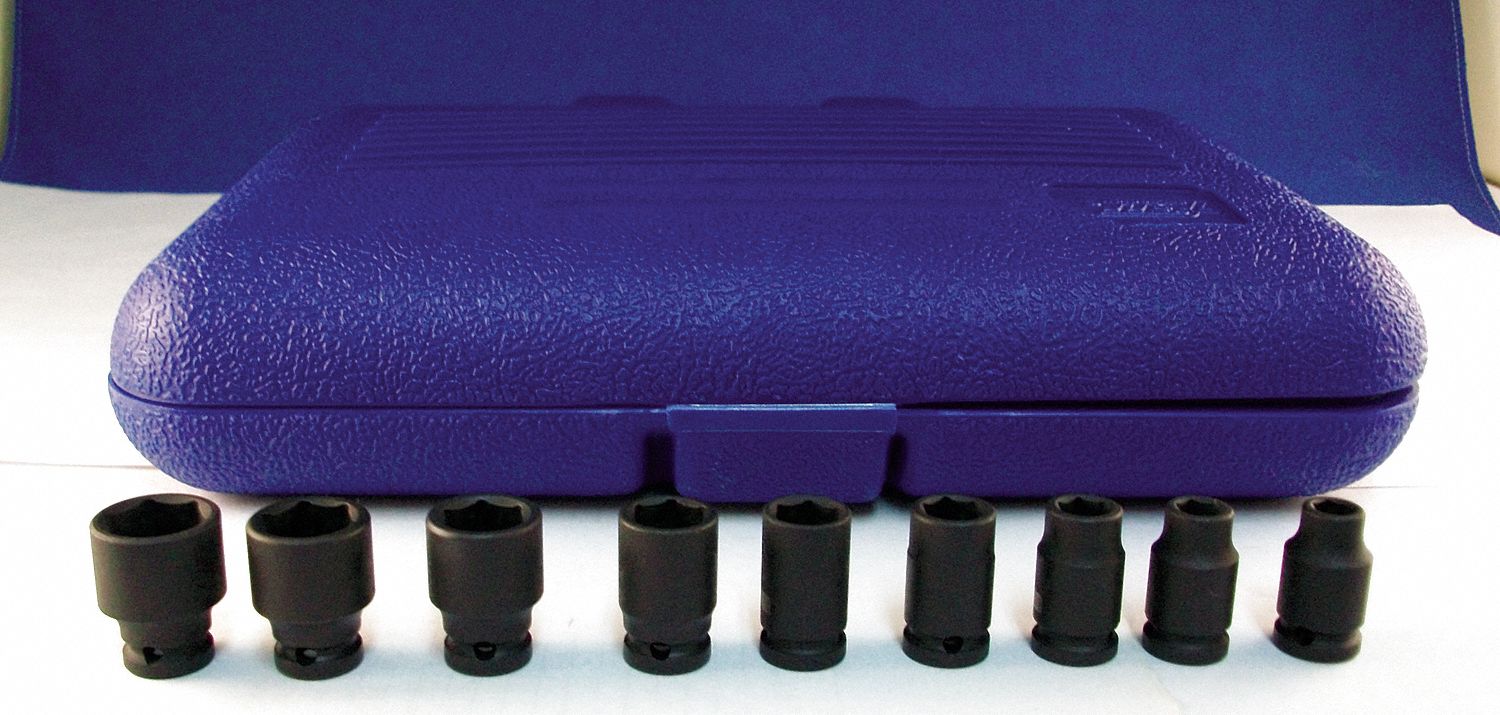 WESTWARD, 1/4 in Drive Size, 14 Pieces, Impact Socket Set - 4PRD3|4PRD3 ...