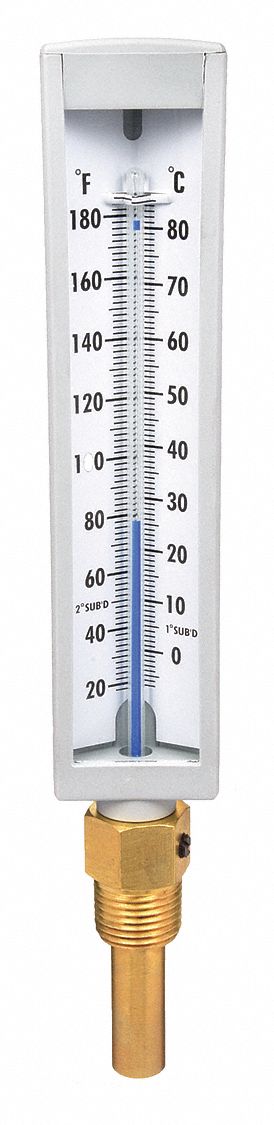 20°F to 180°F /0°C to 80°C, +/-1% Accuracy, Compact Industrial ...