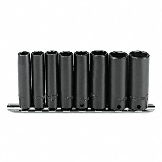 Impact Socket Set-8pc - Grainger