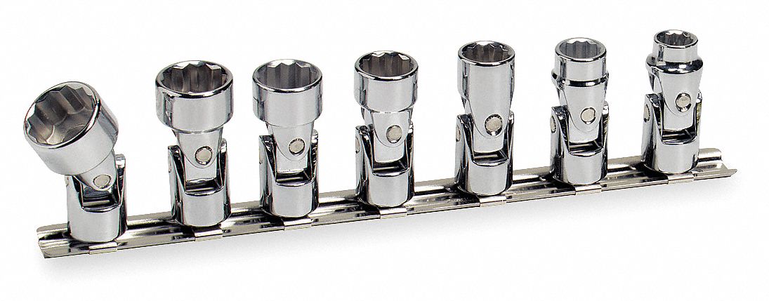 Socket Set 3/8dr-7pc - Grainger