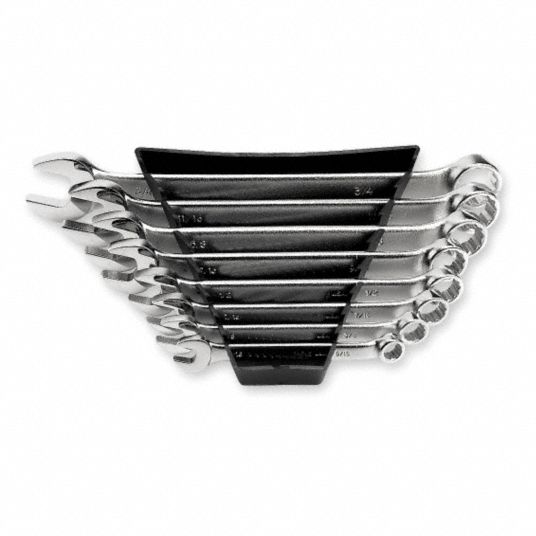 Combination Wrench Set, Satin - Grainger
