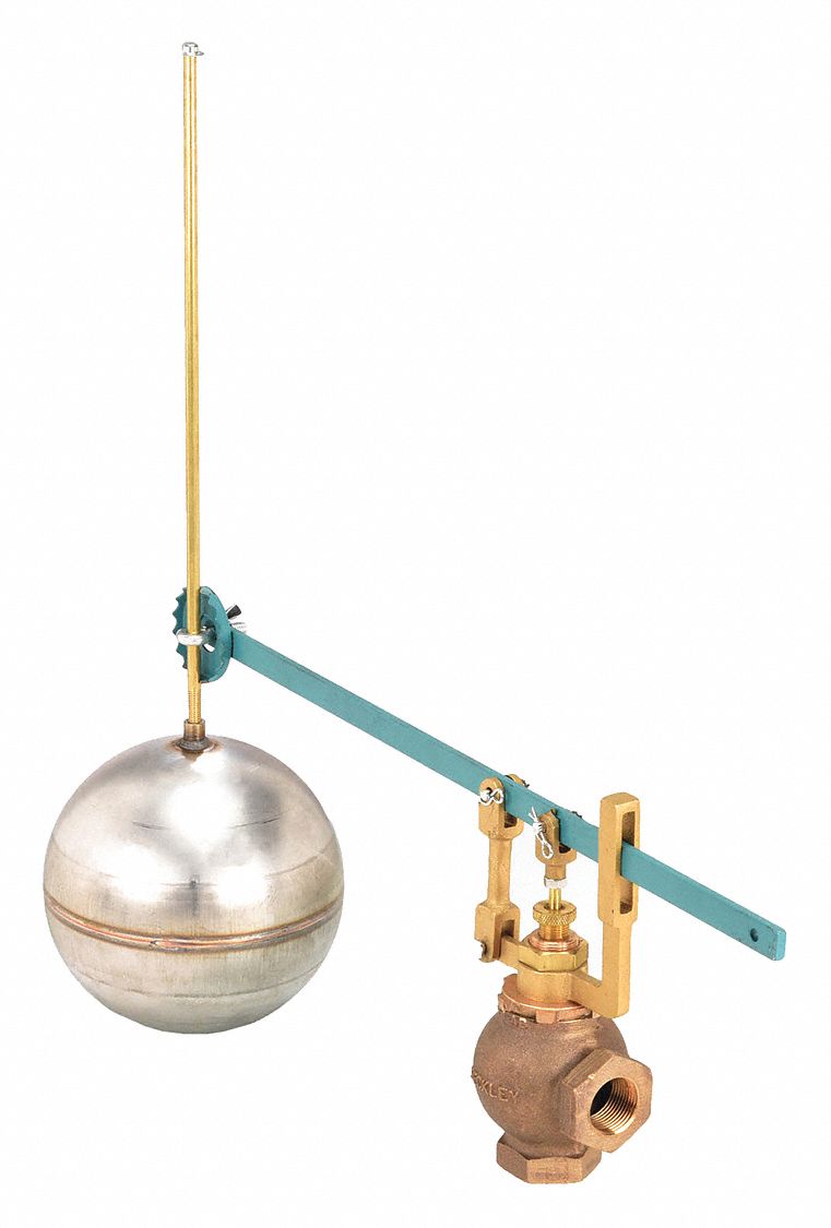 KECKLEY, For Chemicals/Oil/Water Media, Angle Valve Body, Float Valve ...