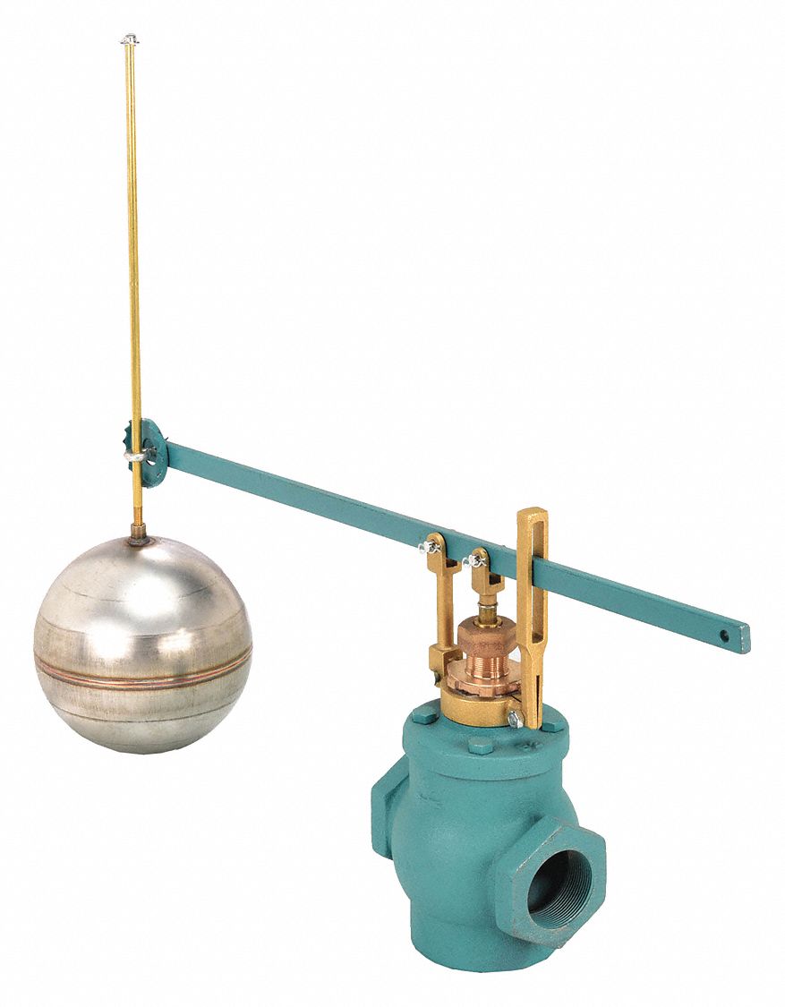 KECKLEY, For Chemicals/Oil/Water Media, Angle Valve Body, Float Valve ...