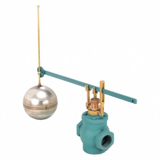 KECKLEY, For Chemicals/Oil/Water Media, Angle Valve Body, Float Valve ...