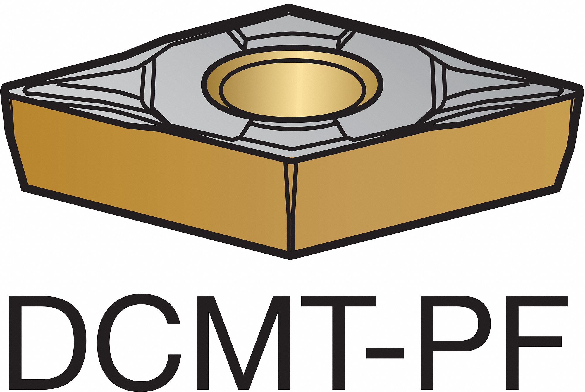 SANDVIK COROMANT DCMT, Tamaño de Inserto 2(1.5)1, Grado 4215 - 28H519 ...