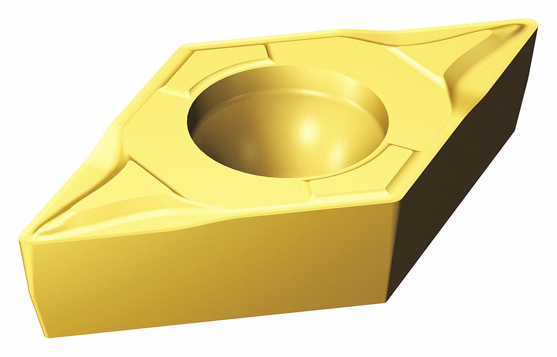 SANDVIK COROMANT, DCMT Insert, Neutral, Turning Insert - 4PXL2|DCMT 3(2 ...