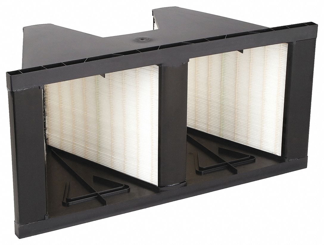 12x24x12 Nominal Filter Size, Fiberglass, V-Bank Air Filter - 4PY71 ...