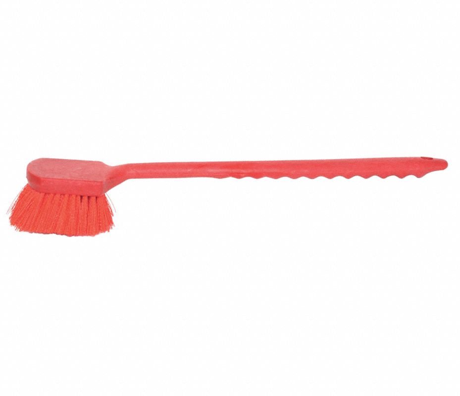 BRUSHTECH Escobeta Larga, PBT, 3-1/2", Rojo, 20" - 4PZM0 | 4102R ...