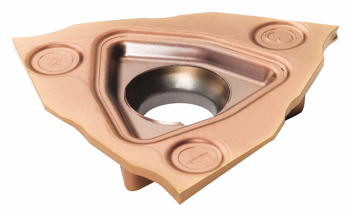 SANDVIK COROMANT, Right Hand, 0.002 in Corner Radius, Parting Insert ...