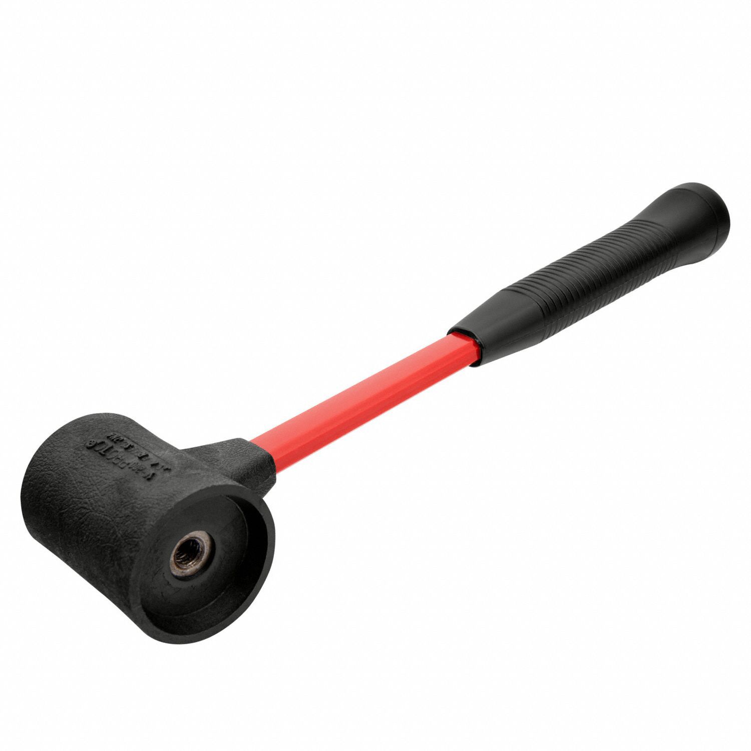 PROTO Soft Face Hammer: 16 oz Head Wt, 2 in Tip Dia, 15 in Overall Lg ...