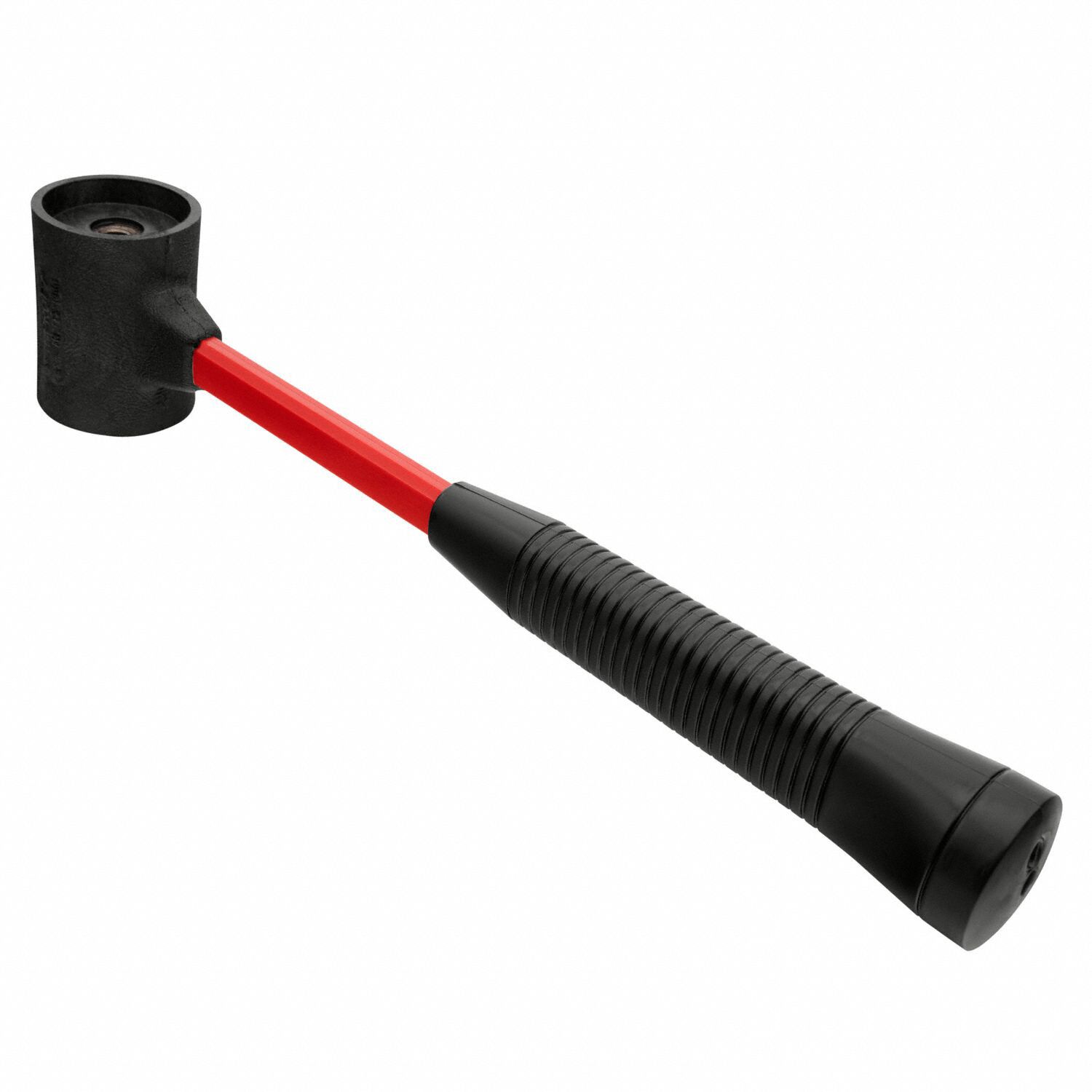 PROTO Soft Face Hammer: 16 oz Head Wt, 2 in Tip Dia, 15 in Overall Lg ...