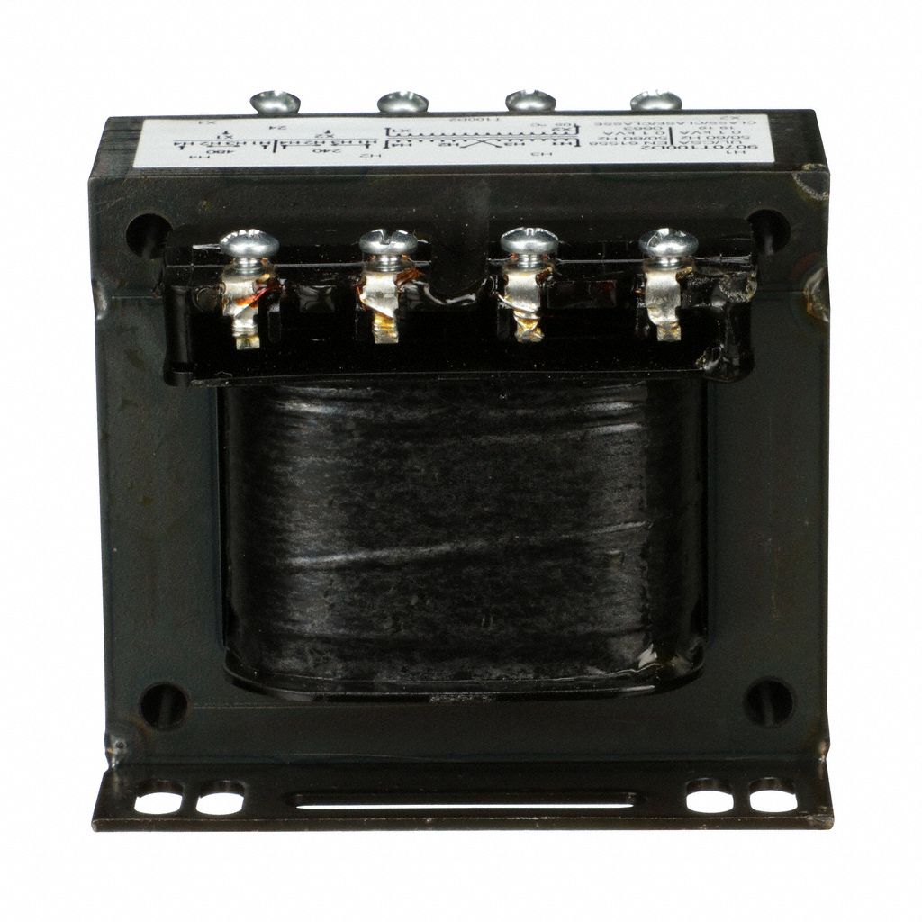 SQUARE D Control Transformer: 240V AC/480V AC, 24V AC, Foot, 100 VA VA ...