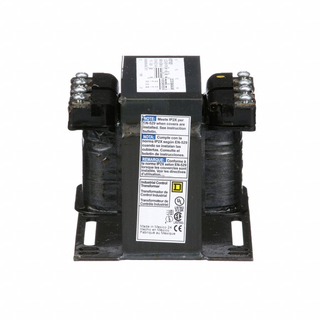 SQUARE D Control Transformer: 240V AC/480V AC, 120V AC, Foot, 150 VA VA ...