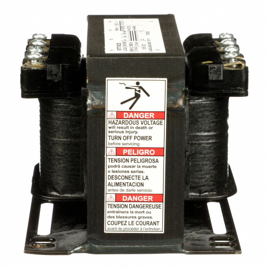 SQUARE D Control Transformer: 208V AC/240V AC/480V AC, 120V AC, Foot ...