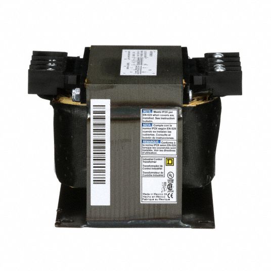 SQUARE D, 120V AC, 12V AC/24V AC, Control Transformer - 4R872 ...