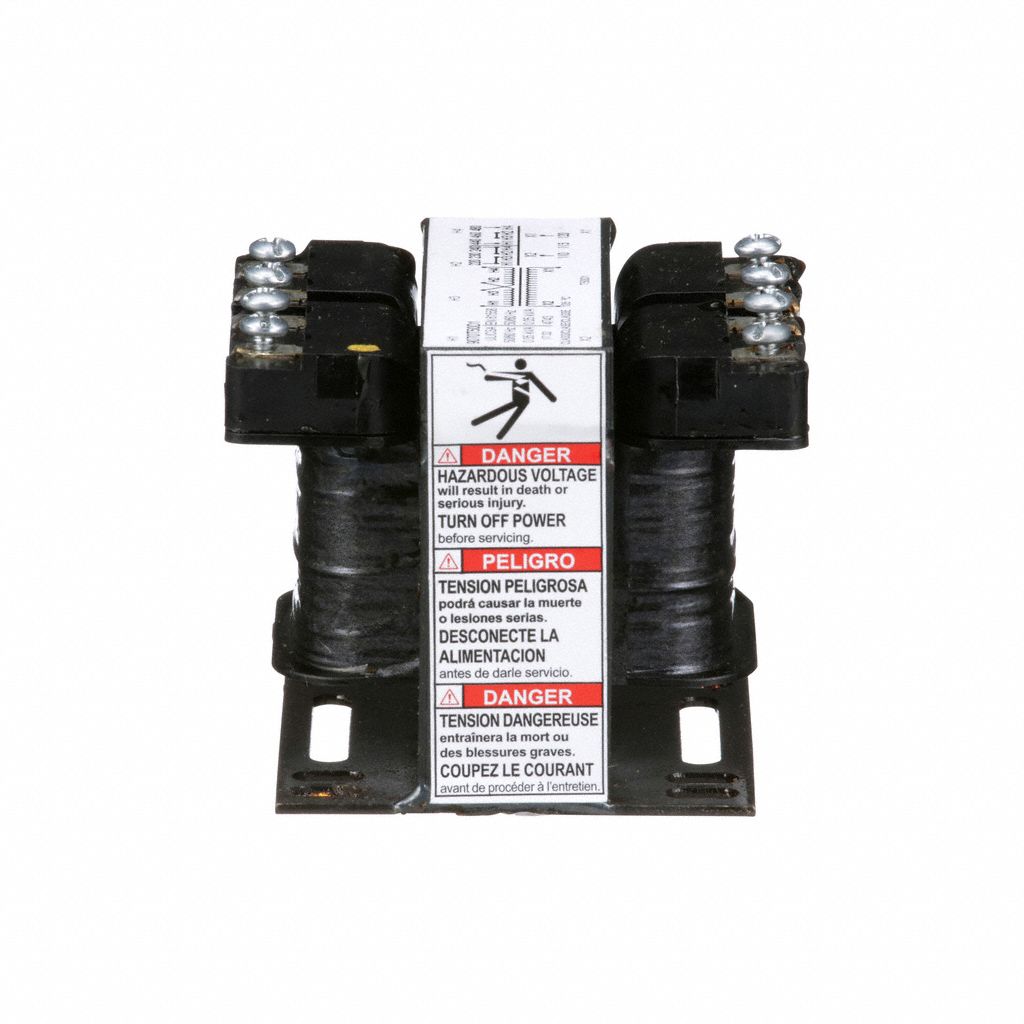 SQUARE D Control Transformer: 240V AC/480V AC, 120V AC, Foot, 50 VA VA ...