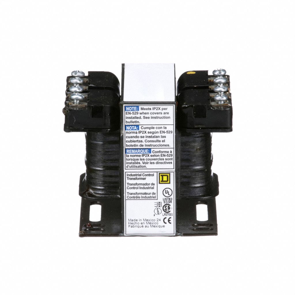 SQUARE D, 208V AC, 24V AC, Control Transformer - 4R878|9070T50D14 ...