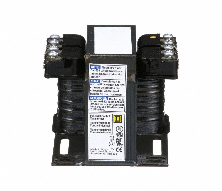 SQUARE D Transformador de Control, Clasificación VA 50VA, Voltaje de Entrada 208/240/480VCA ...
