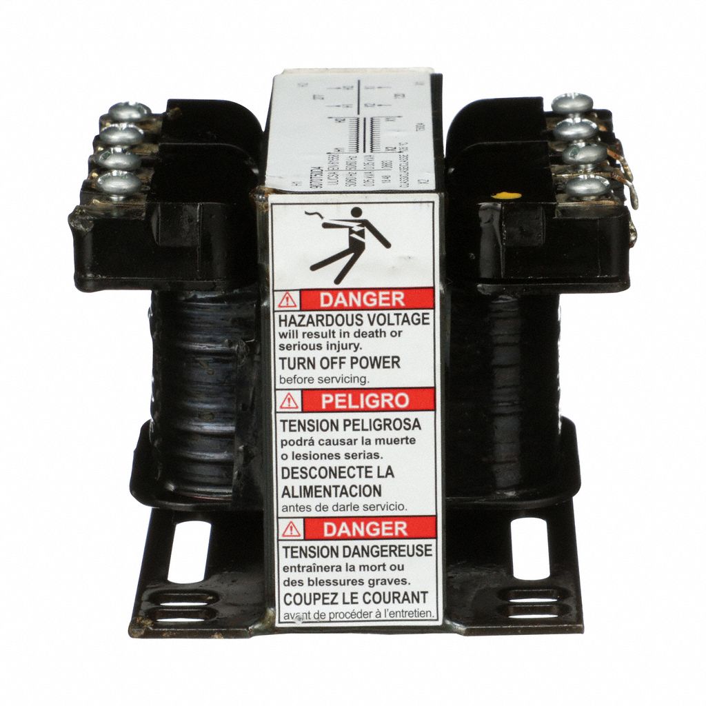 SQUARE D Control Transformer: 277V AC, 120V AC, Foot, 50 VA VA Rating ...