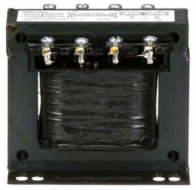 SQUARE D Control Transformer: 240V AC/480V AC, 120V AC, Foot, 75 VA VA ...