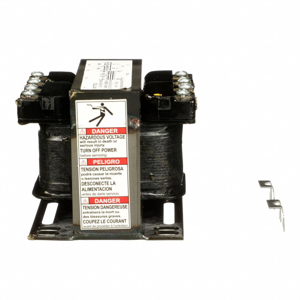 SQUARE D Control Transformer: 240V AC/480V AC, 24V AC, Foot, 75 VA VA ...